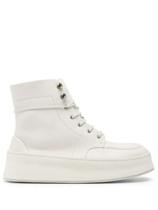 Marsèll Cassapana Leather Combat Boots