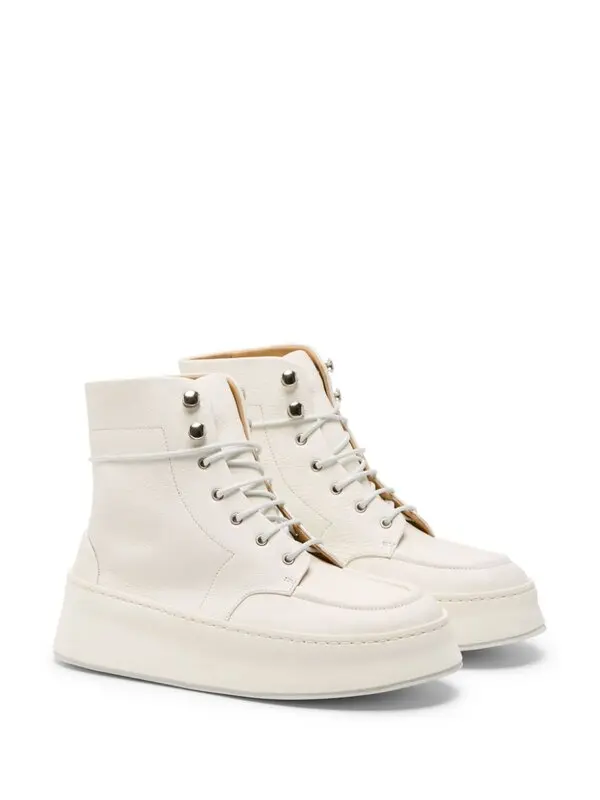 Marsèll Cassapana Leather Combat Boots