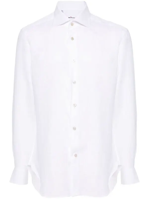Kiton Poplin Linen Shirt