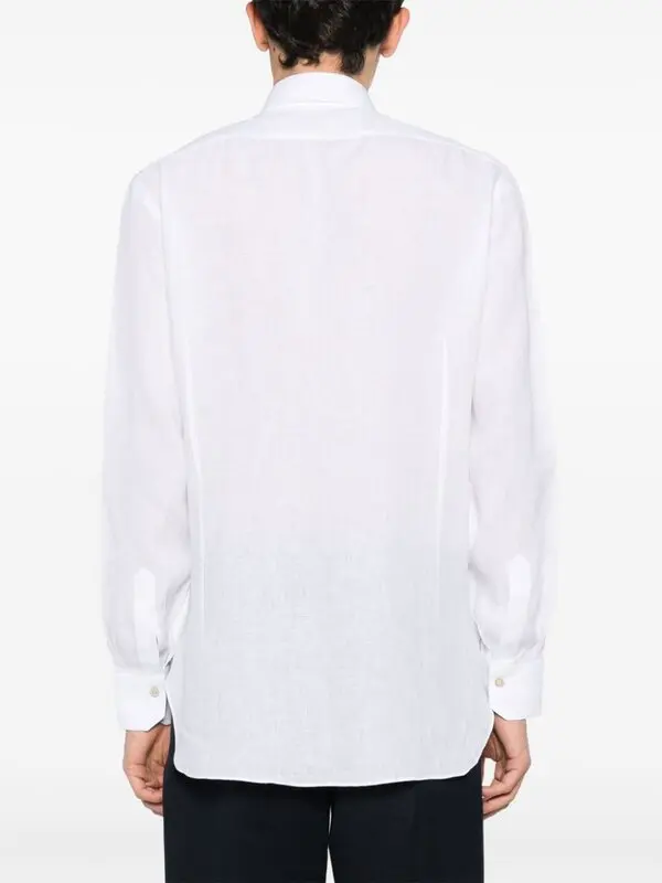 Kiton Poplin Linen Shirt