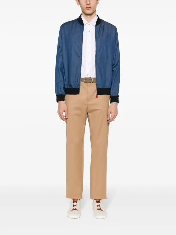 Kiton Jersey Cotton Shirt - White
