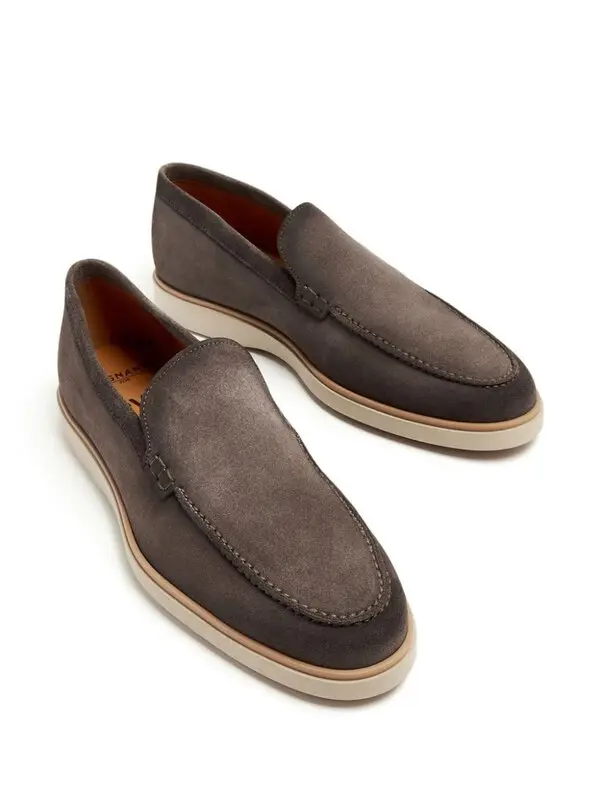 Magnanni Lourenco Suede Loafers - Brown