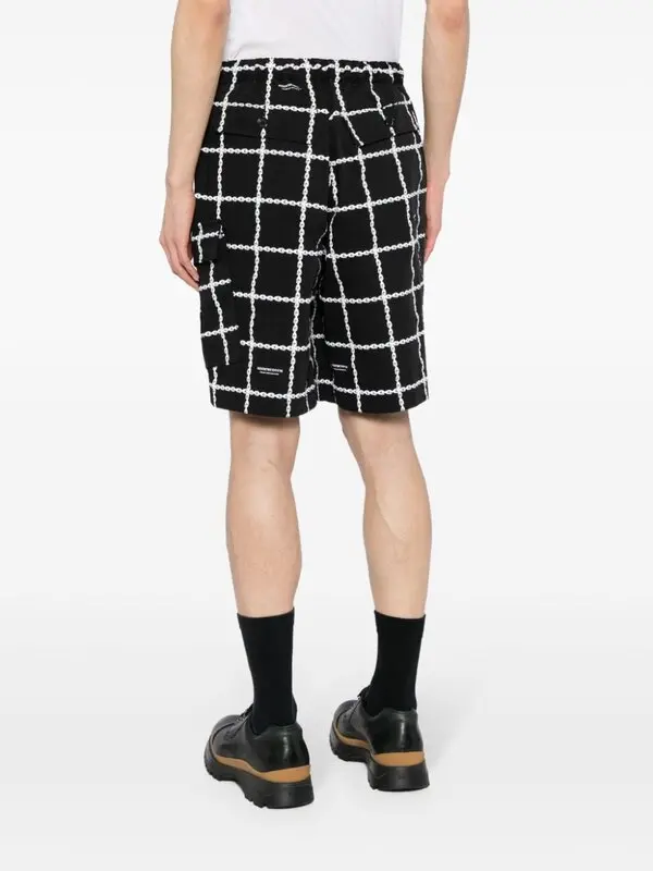 Undercover Logo-print Belted Shorts - Black