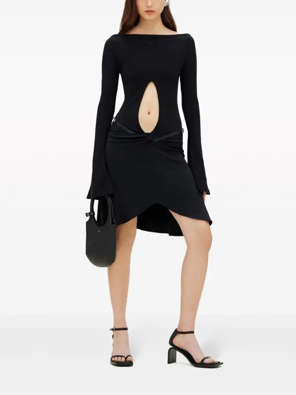 COURREGES Ellipse Mini Skirt - Black