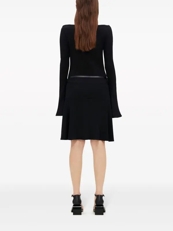 COURREGES Ellipse Mini Skirt - Black