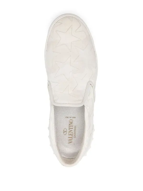 Valentino Garavani Star-jacquard Canvas Sneakers