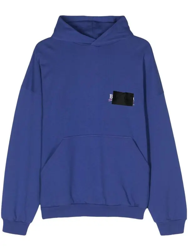 Balenciaga Political Campaign Cotton Hoodie