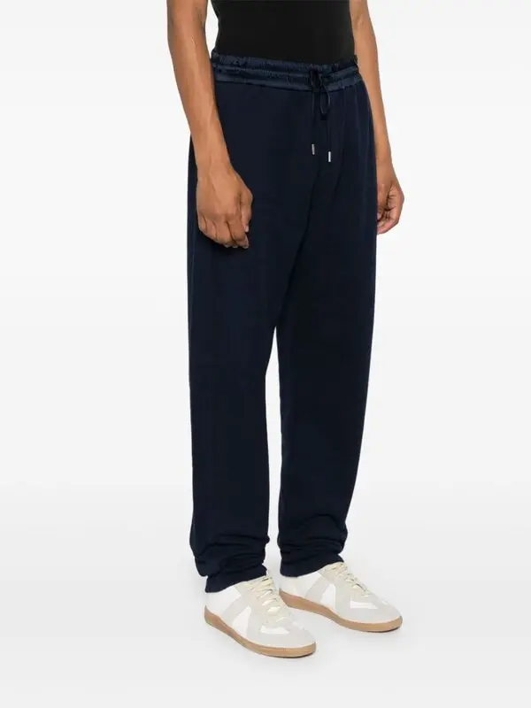Saint Laurent Logo-embroidered Track Pants - Blue