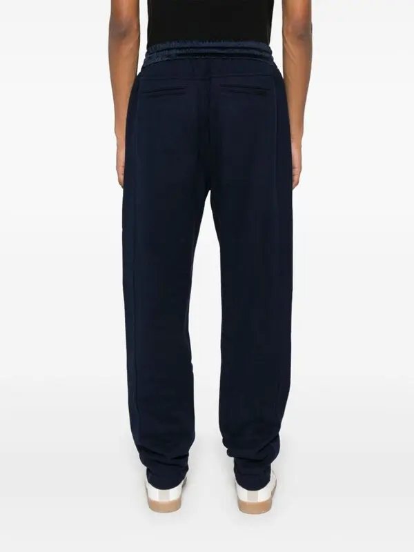 Saint Laurent Logo-embroidered Track Pants - Blue
