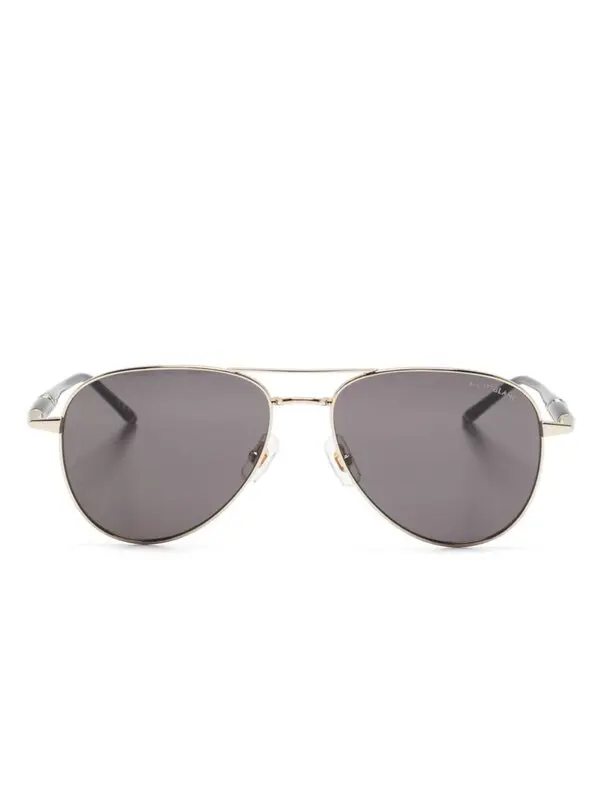 Montblanc Pilot-frame Sunglasses - Gold