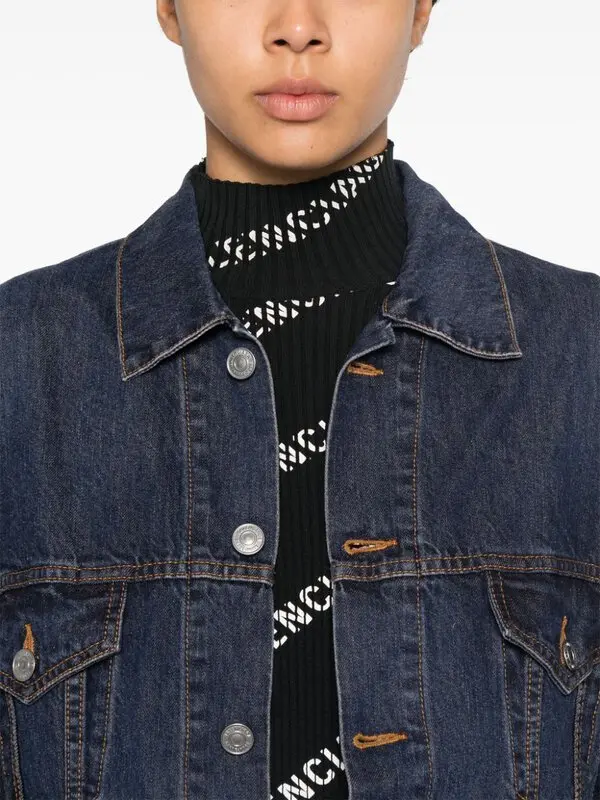 Balenciaga Hourglass Denim Jacket