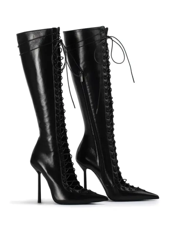 LE SILLA Colette 120mm Knee Boots - Black