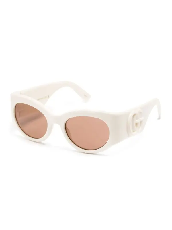 Gucci Double G Rectangle-frame Sunglasses