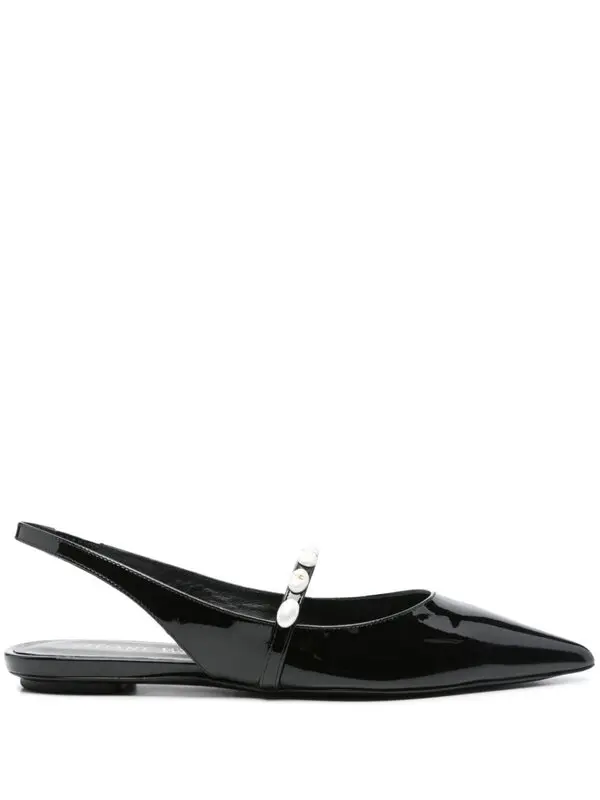 STUART WEITZMAN Patent Leather Mules