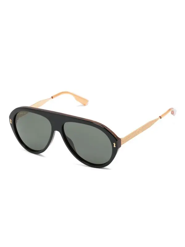 Gucci Navigator-frame Sunglasses