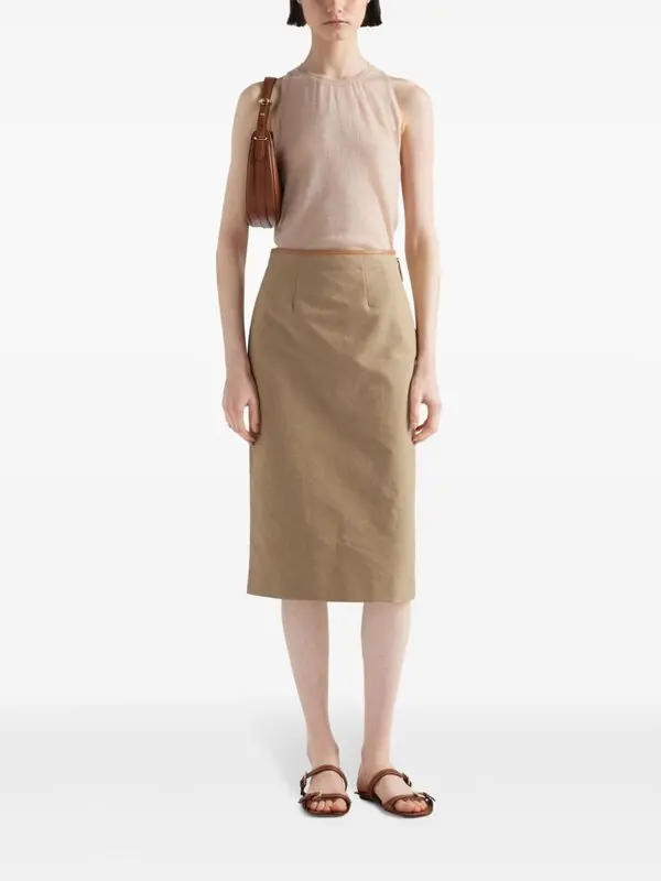 Prada Semi-sheer Cashmere Tank Top