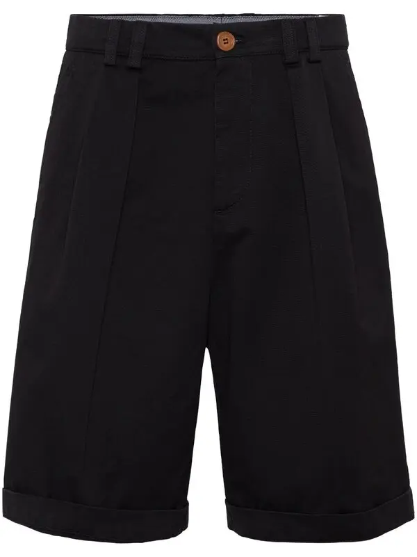 Brunello Cucinelli Straight-leg Cotton Bermuda Shorts