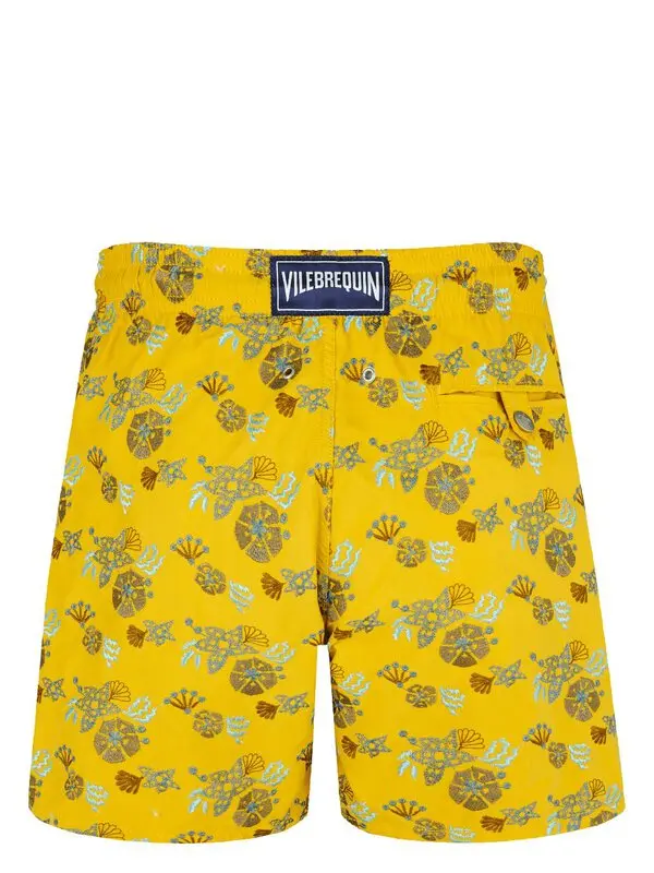 Vilebrequin Floral-embroidered Swim Shorts