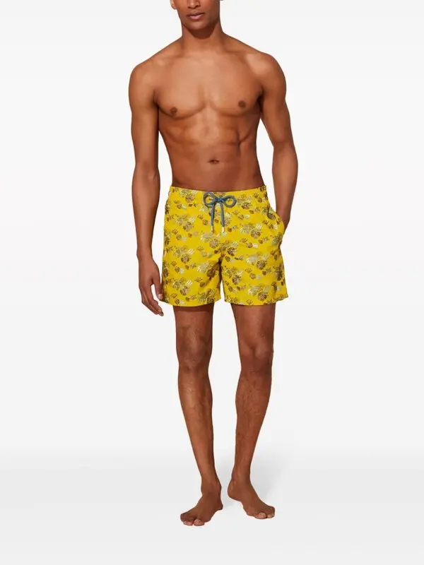 Vilebrequin Floral-embroidered Swim Shorts
