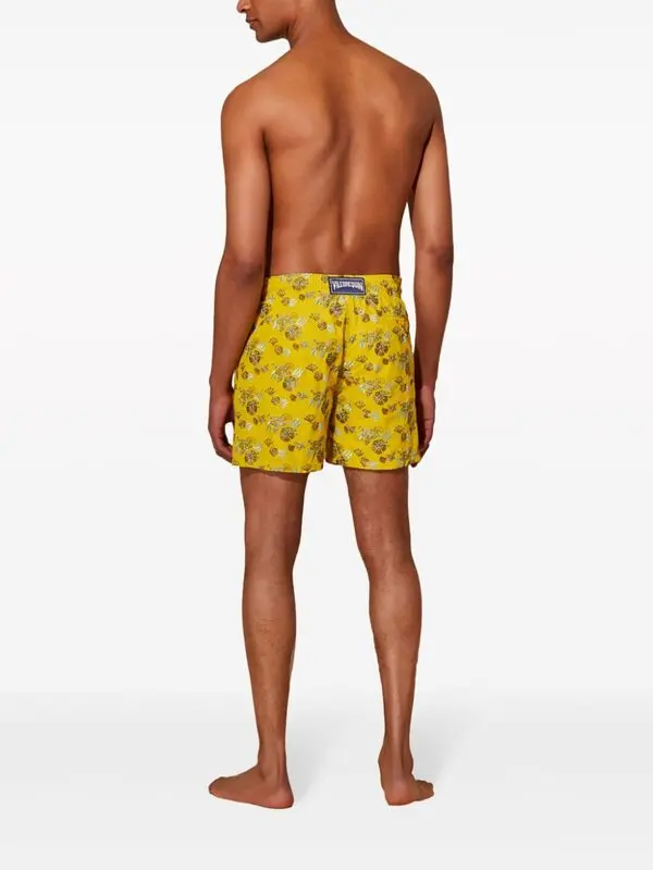 Vilebrequin Floral-embroidered Swim Shorts