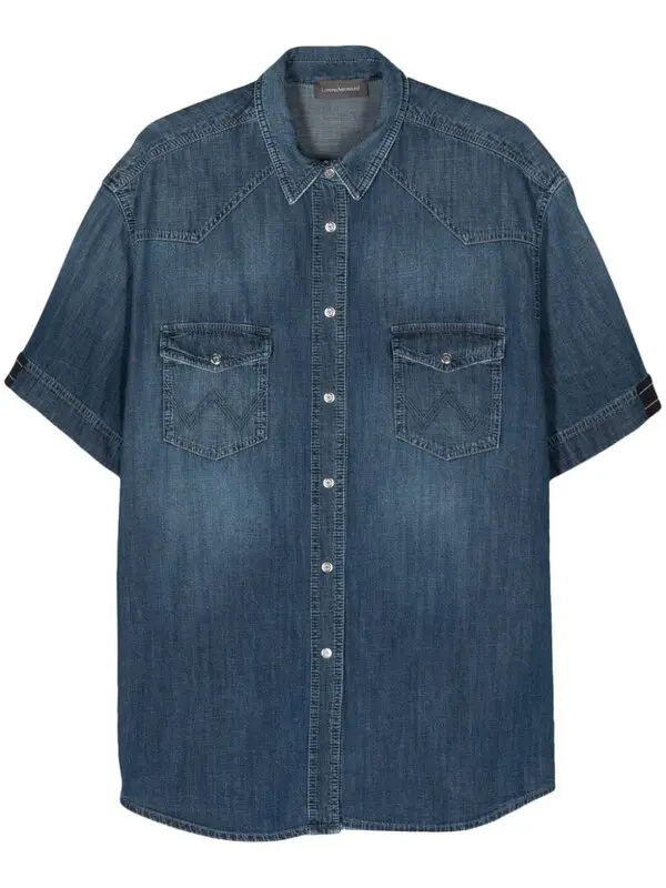 Lorena Antoniazzi Short-sleeve Denim Shirt