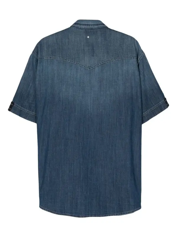 Lorena Antoniazzi Short-sleeve Denim Shirt
