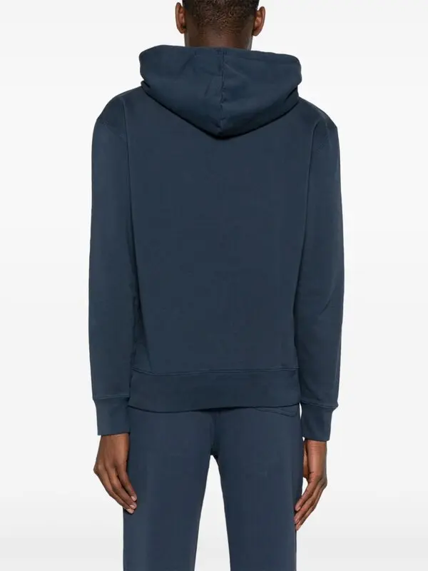 Maison Kitsuné Chillax Fox Cotton Hoodie - Blue