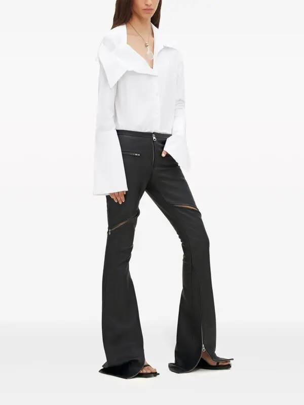 COURREGES Modular Asymmetric Poplin Shirt