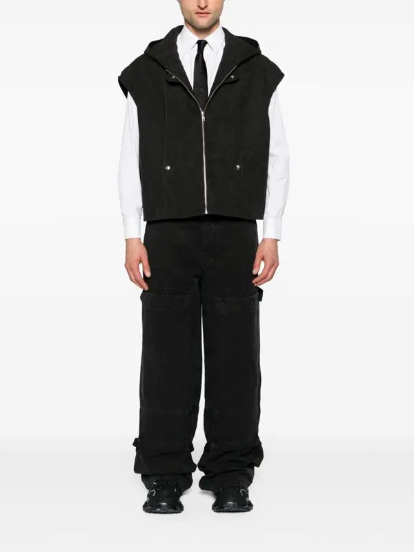 Off-White Strap-detailing Canvas Carpenter Trousers