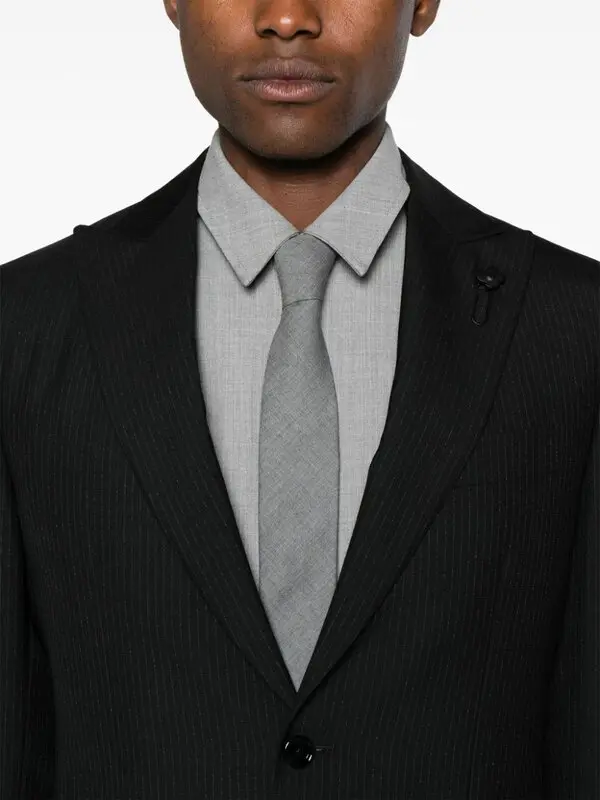 LARDINI Pinstriped Single-breasted Suit