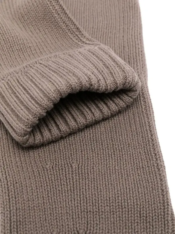 Our Legacy Ribbed-knit Gaiter - Neutrals