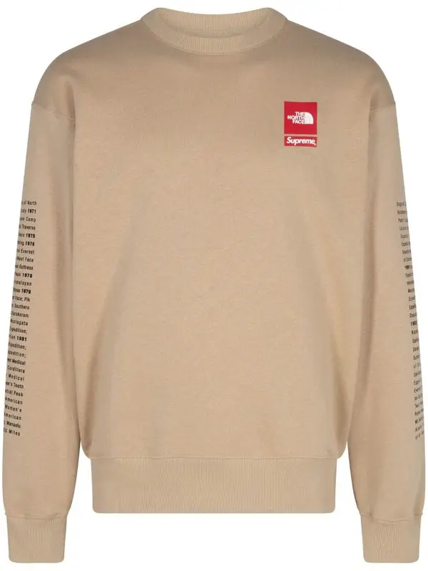 Supreme X The North Face Sweatshirt - Neutrals