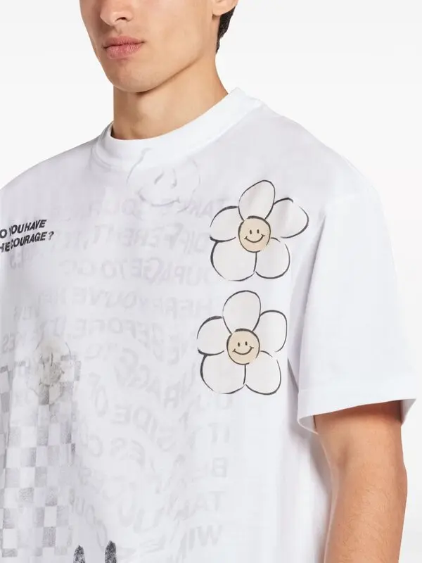 MOUTY Graphic-print Cotton T-shirt