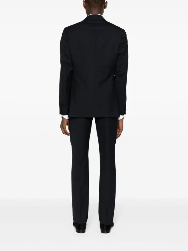 LARDINI Single-breasted Wool Suit - Blue