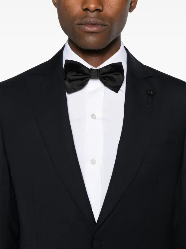 LARDINI Single-breasted Wool Suit - Blue