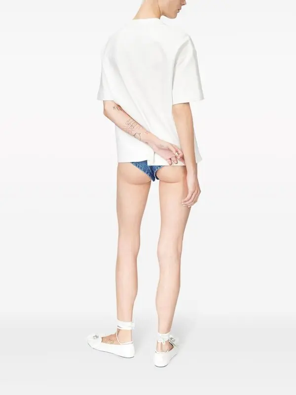 AREA Crystal-embellished T-shirt