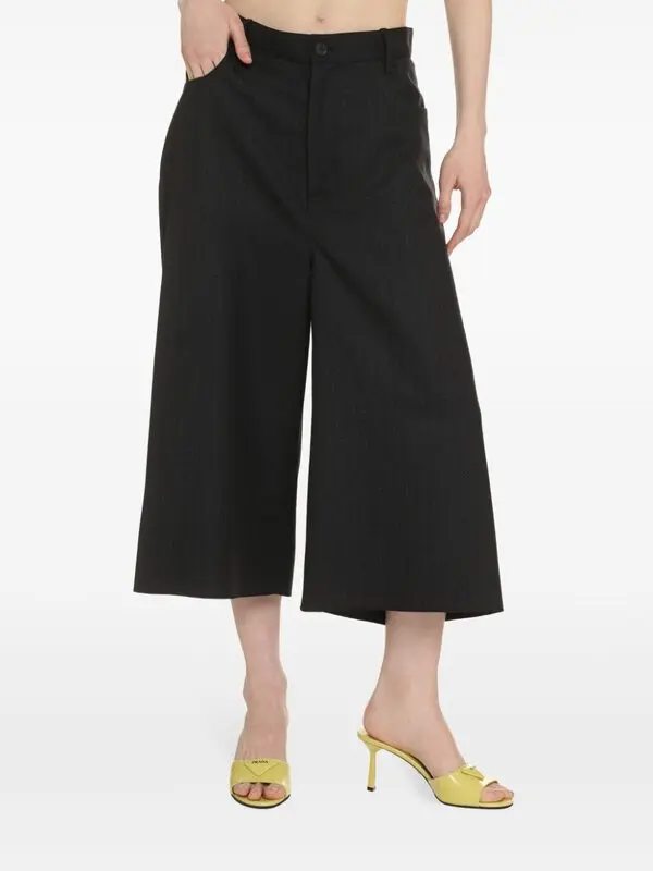 Balenciaga Wide-leg Cropped Trousers