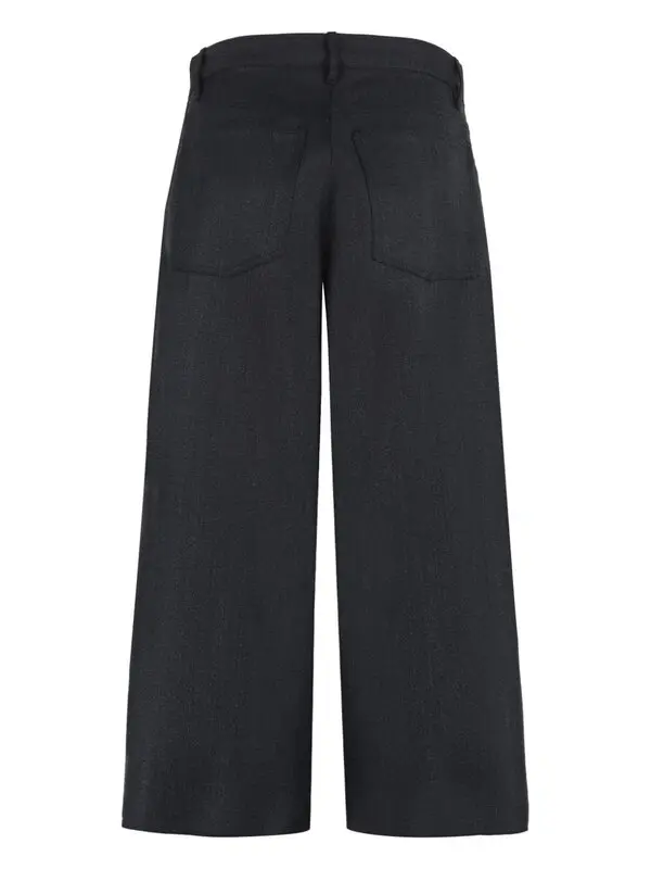 Balenciaga Wide-leg Cropped Trousers