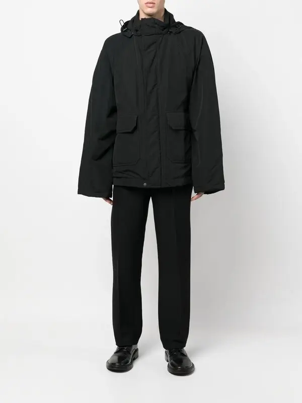 Balenciaga Bb Icon Kick Parka Coat