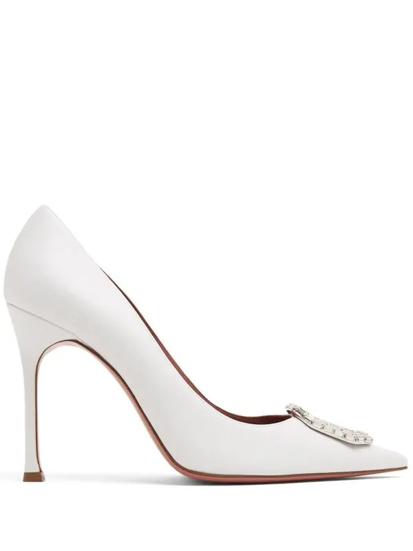 Amina Muaddi Camelia 105mm Pumps