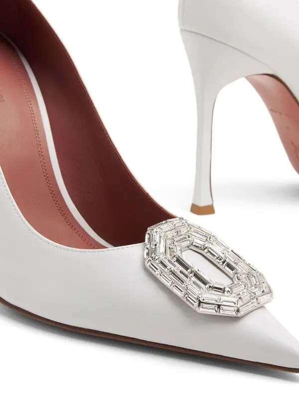 Amina Muaddi Camelia 105mm Pumps