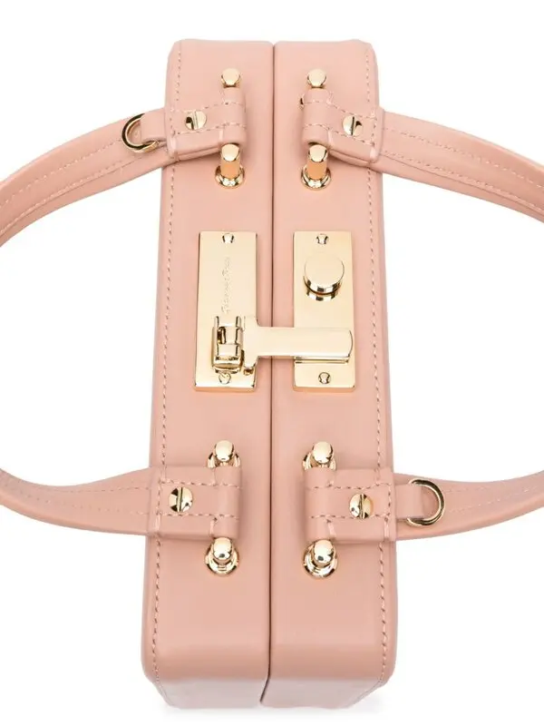 GIANVITO ROSSI Valì Leather Tote - Pink