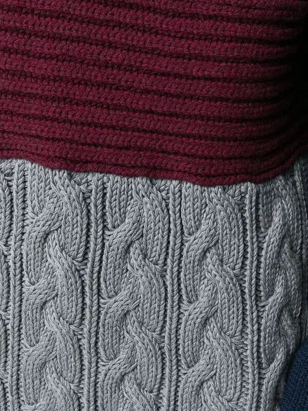 Balenciaga Layered High Neck Sweater