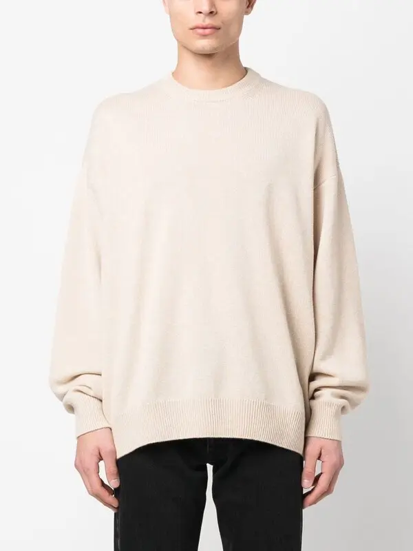 Balenciaga Logo-embroidered Cashmere Jumper