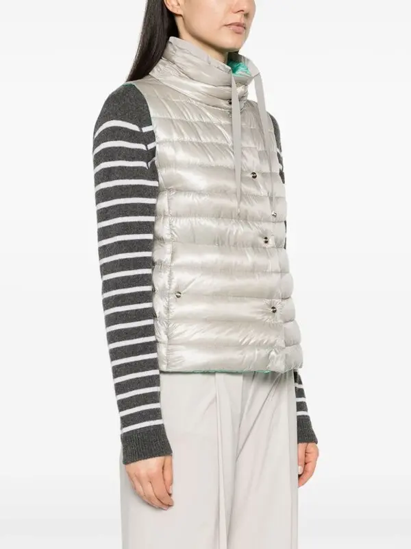 Herno Reversible Padded Gilet - Grey