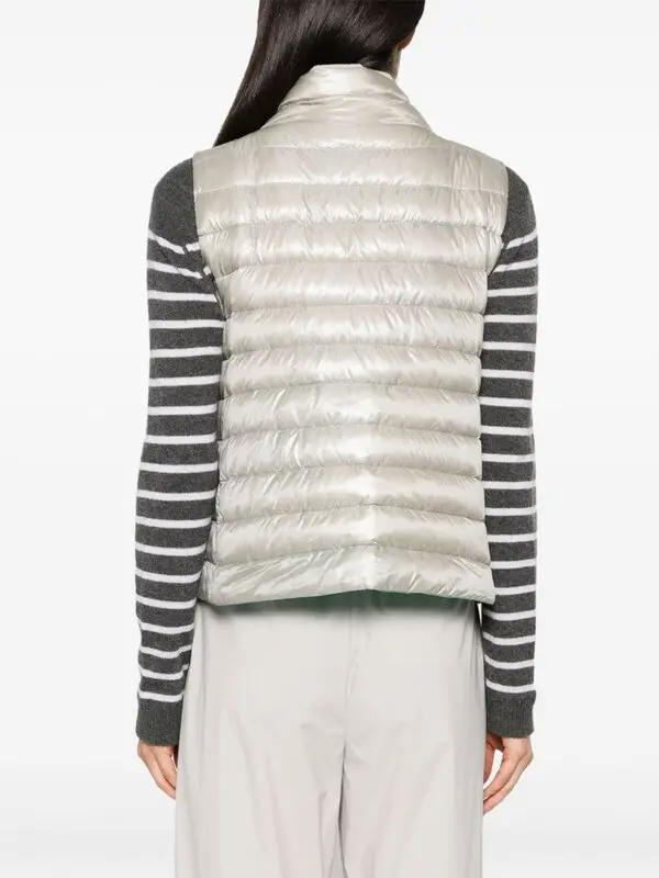 Herno Reversible Padded Gilet - Grey