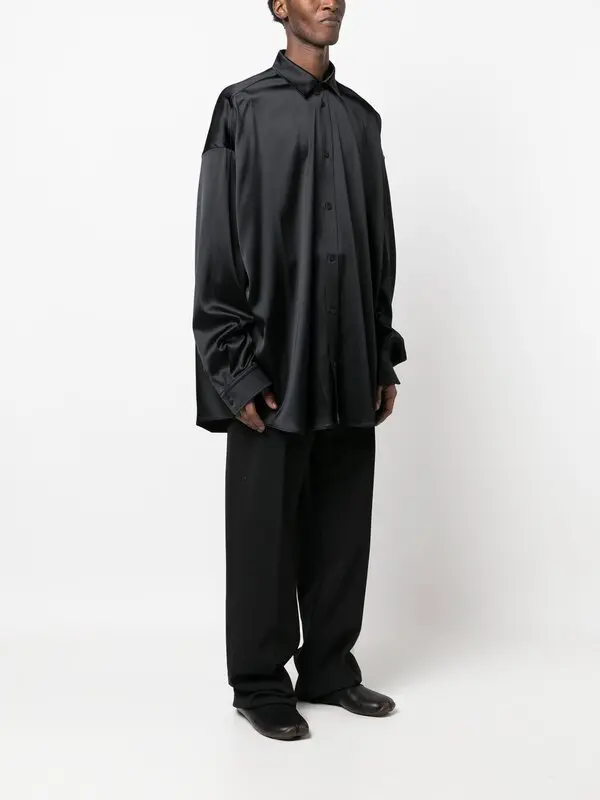 Balenciaga Oversized Long-sleeve Shirt