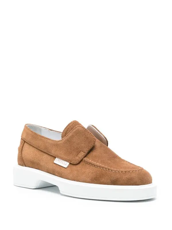 LE SILLA Yacht Suede Loafers
