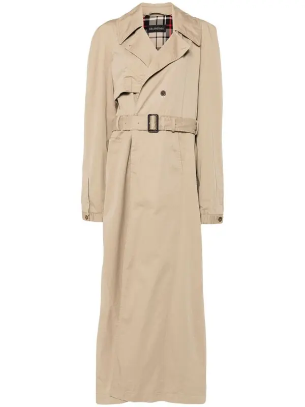 Balenciaga Deconstructed Trench Coat - Neutrals