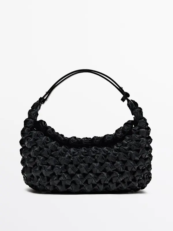 Massimo Dutti Braided Leather Limited Edition Bag